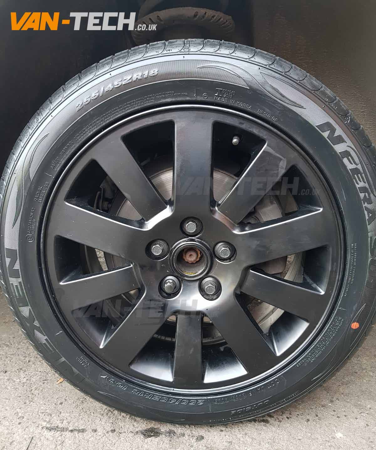 Range Rover to VW T5 T5.1 T6 T6.1 Alloy Wheel Conversion Kit | Van-Tech