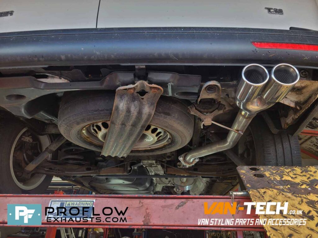 VW Transporter T6 T6.1 Stainless Steel Custom Exhaust System Single ...