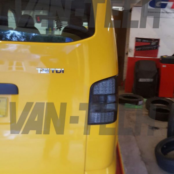 VW T5 T5.1 LED Smoked Rear Lights Tailgate Only