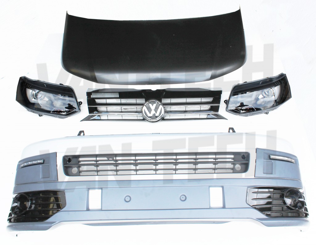 VW Transporter T5 Front End Conversion Styling Pack 3 | Van-Tech