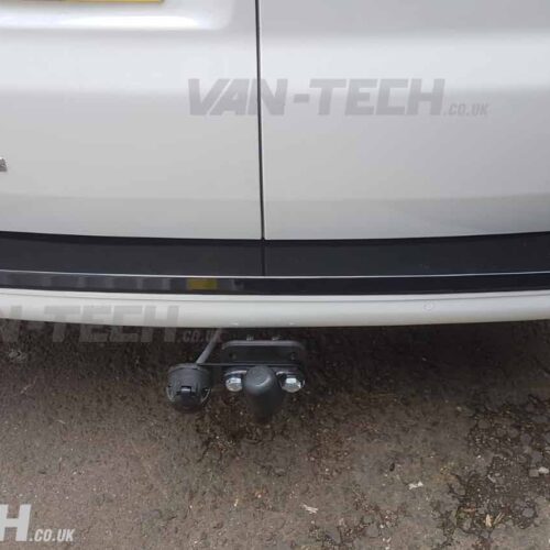 VW T5 Rear Bumper Sill Cover Carbon Fibre | Van-Tech