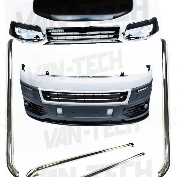 VW Transporter T5 Front End Conversion Styling Pack 5 - Van-Tech