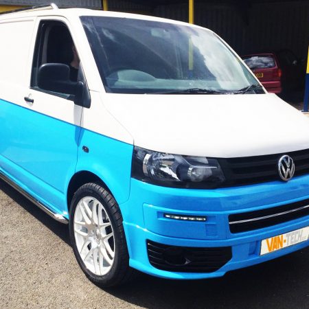 VW Transporter T5 Sportline Black Conversion Lower Styling kit | Van-Tech