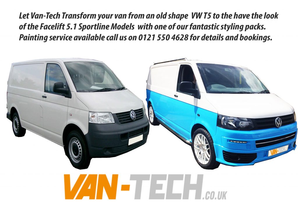 VW Transporter T5 Sportline Full Conversion Styling Pack | Van-Tech