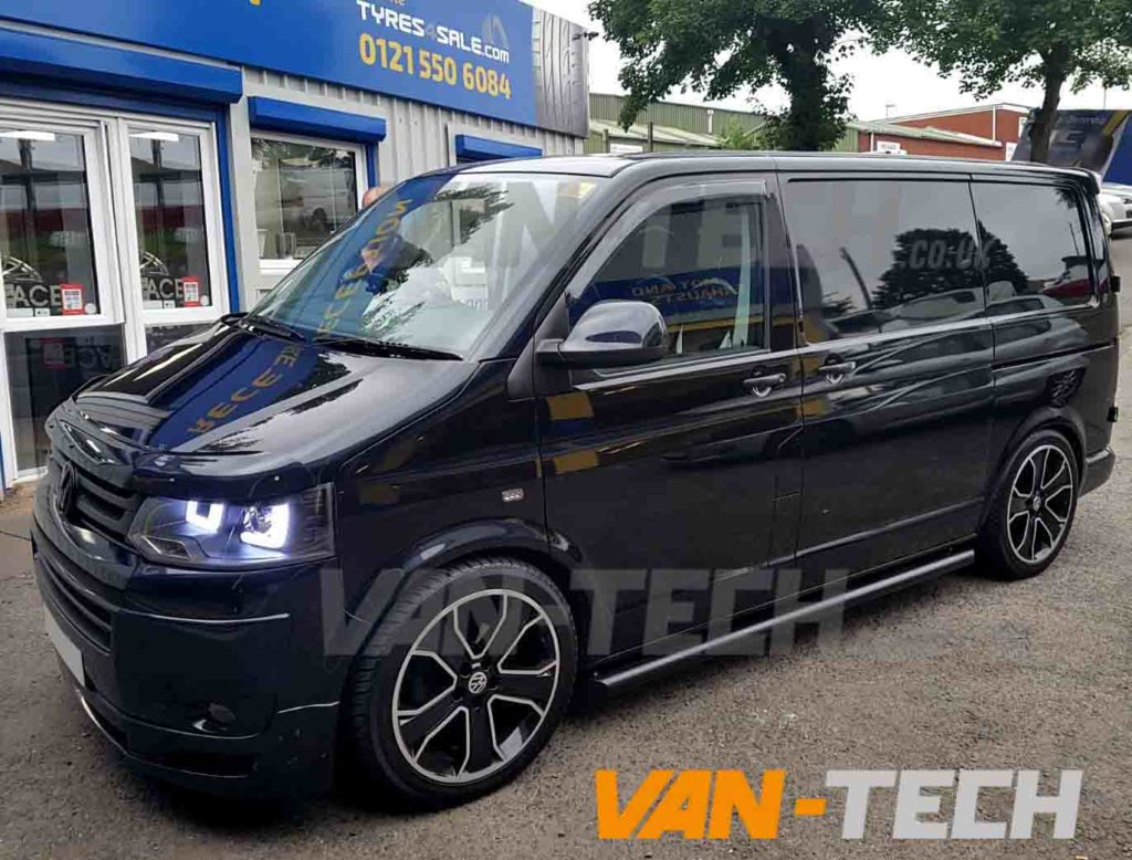 VW T5 Lower Spoiler Front End Conversion Styling Pack includes Wiring ...
