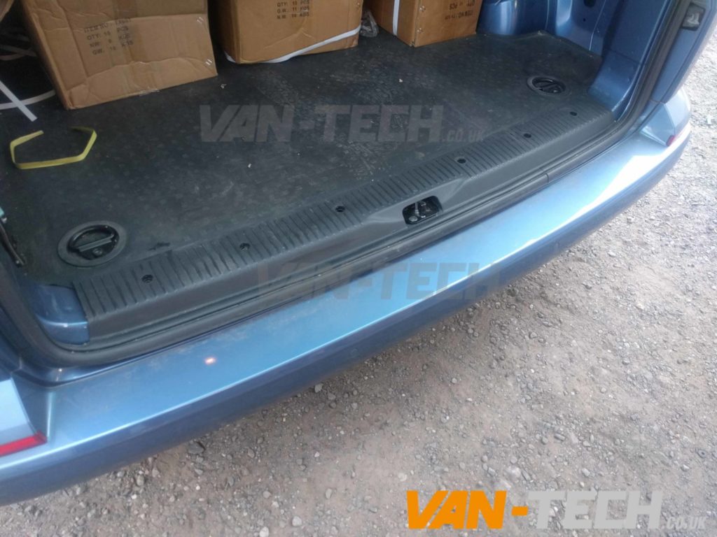 VW transporter T6 tailgate rear threshold cover (2) | Van-Tech