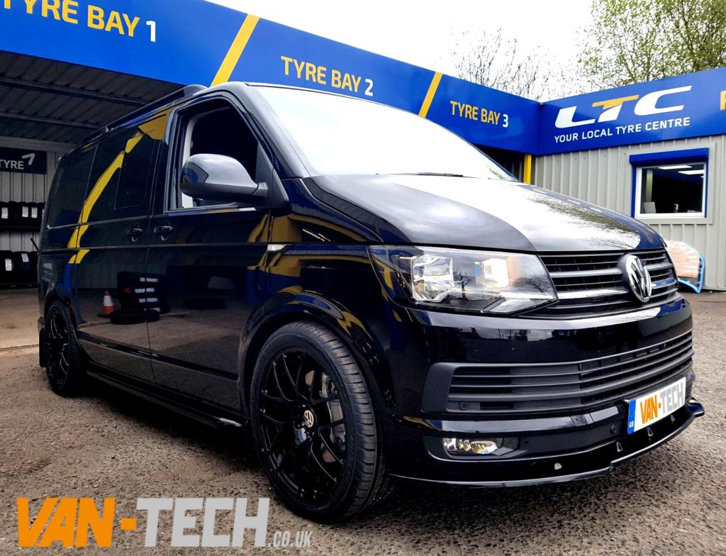 VW Transporter T6 Van Front Lower Splitter | Van-Tech