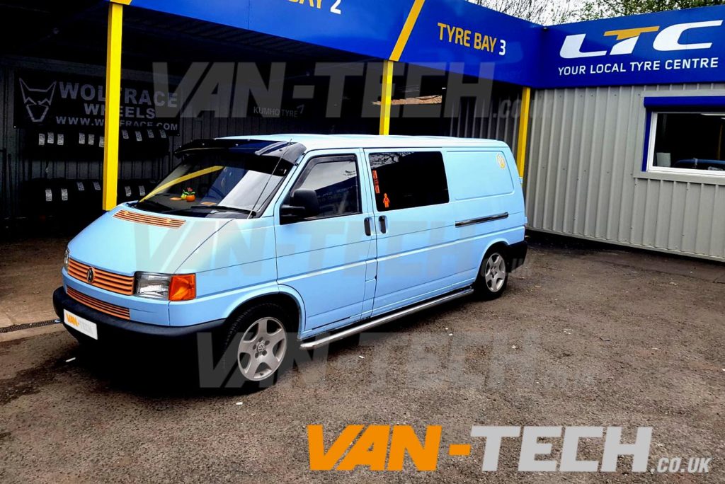 VW Transporter T4 fitted with Sportline Style Side Bars and Sun Visor ...