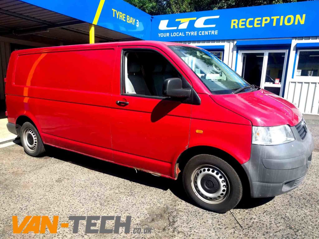 VW Transporter Red 2004 LWB T5 2.5L Van (2) | Van-Tech