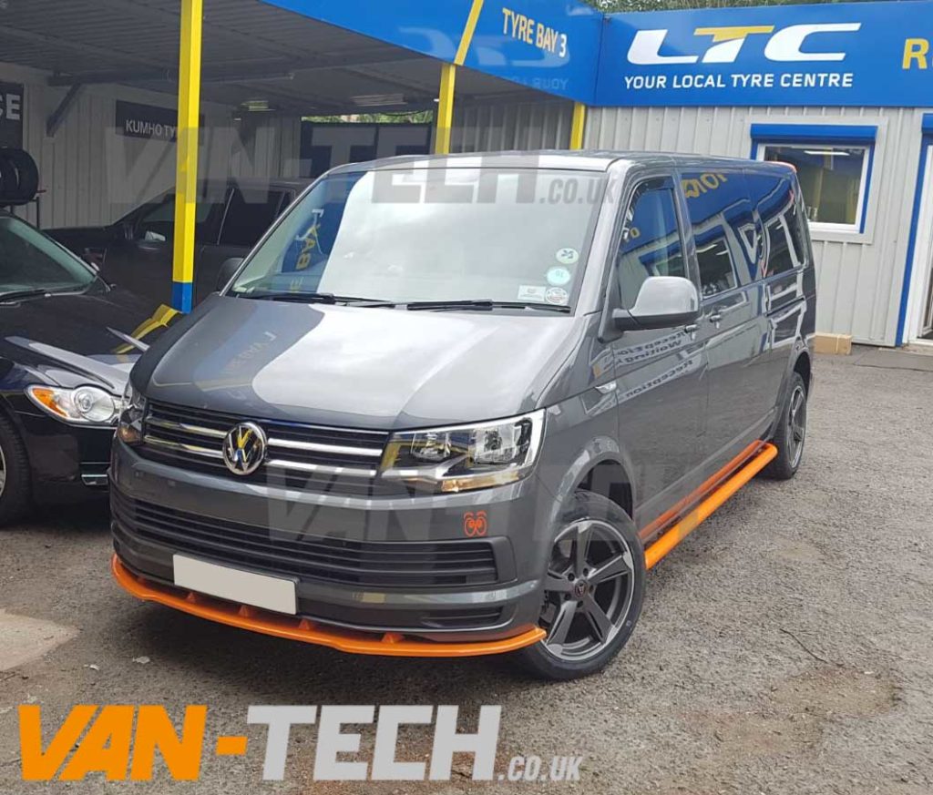 VW Transporter T6 Accessories Colour Coded and New Wheels! | Van-Tech
