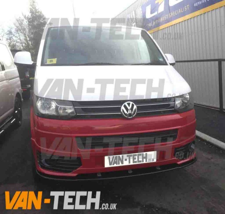 VW T5.1 Sportline Style Front Bumper and Splitter | Van-Tech