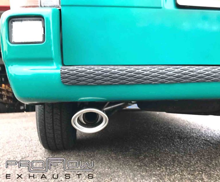 VW T4 Transporter Cat Back Single Tail Pipe System Stainless Steel