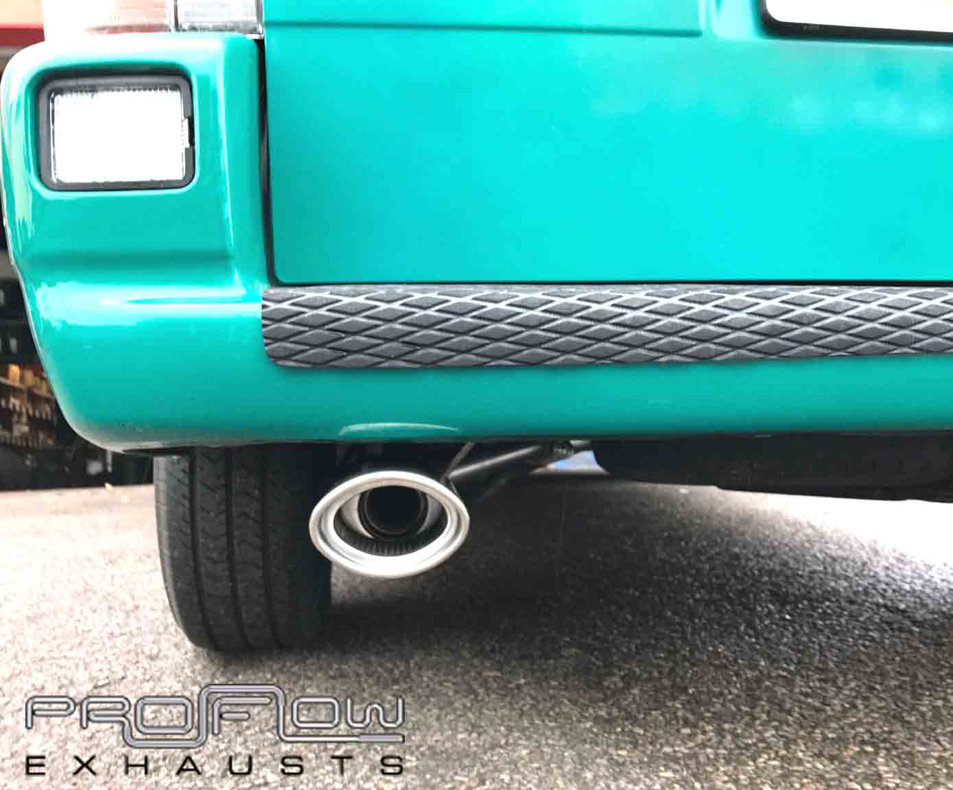 VW T4 Transporter Cat Back Single Tail Pipe System Stainless Steel