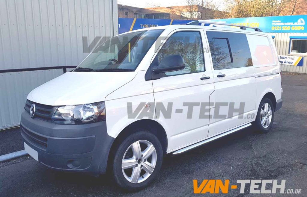 Volkswagen T5 fitted with Side Bars, Roof Rails and a Remap