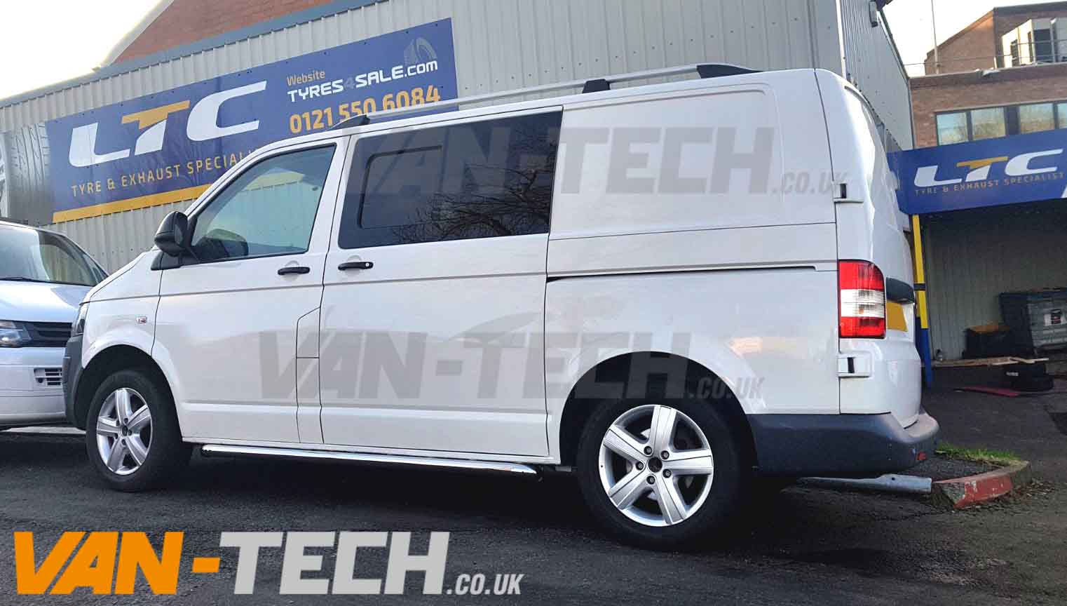 Volkswagen T5 fitted with Side Bars, Roof Rails and a Remap