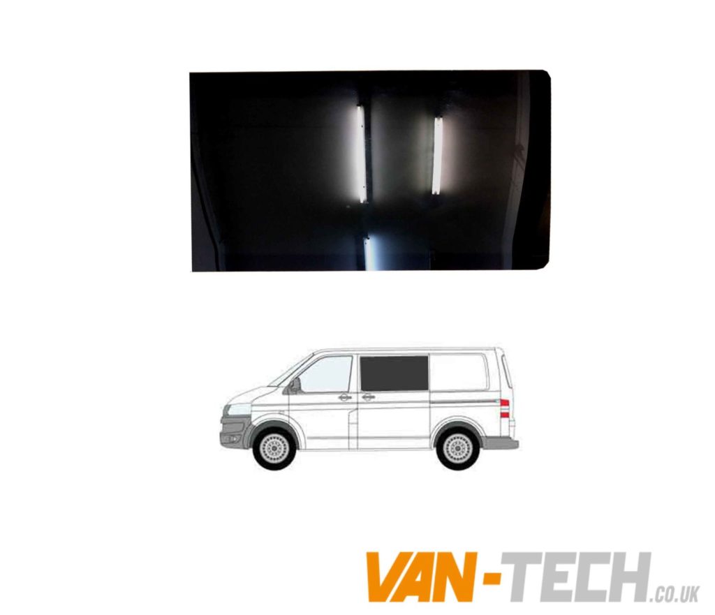 VW T5 T5.1 Privacy Glass Fixed Passenger Side Tinted Window