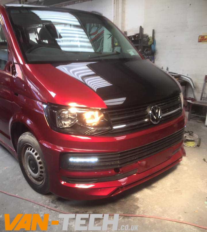VW Transporter T5 to T6 Facelift Front End Conversion