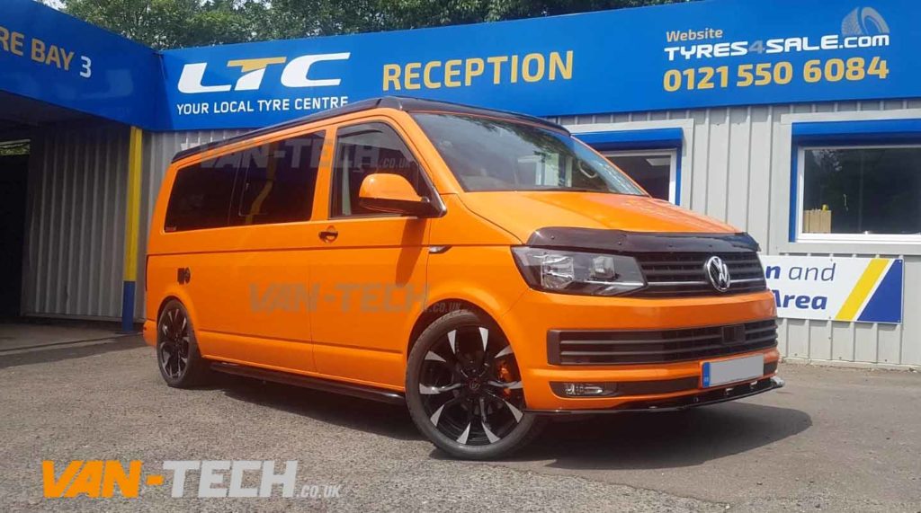 VW Transporter T6 fitted with lots of Van-Tech Accessories