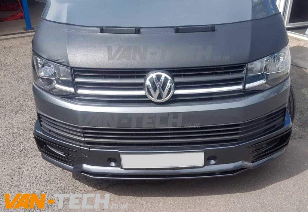 VW T6 fitted with Sportline Front Bumper, Side Bars, Alloy Wheels