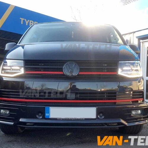 VW T6 Front Styling Inc. Grills, A-Bars, Front Spoilers, etc… | Van-Tech