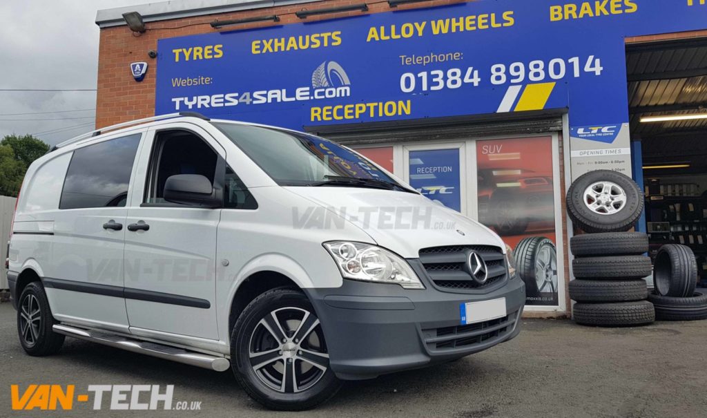 16" Alloy Wheels, Side Bars and Roof Rails for Mercedes Vito