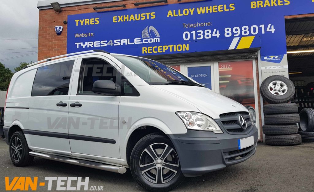16" Alloy Wheels, Side Bars and Roof Rails for Mercedes Vito