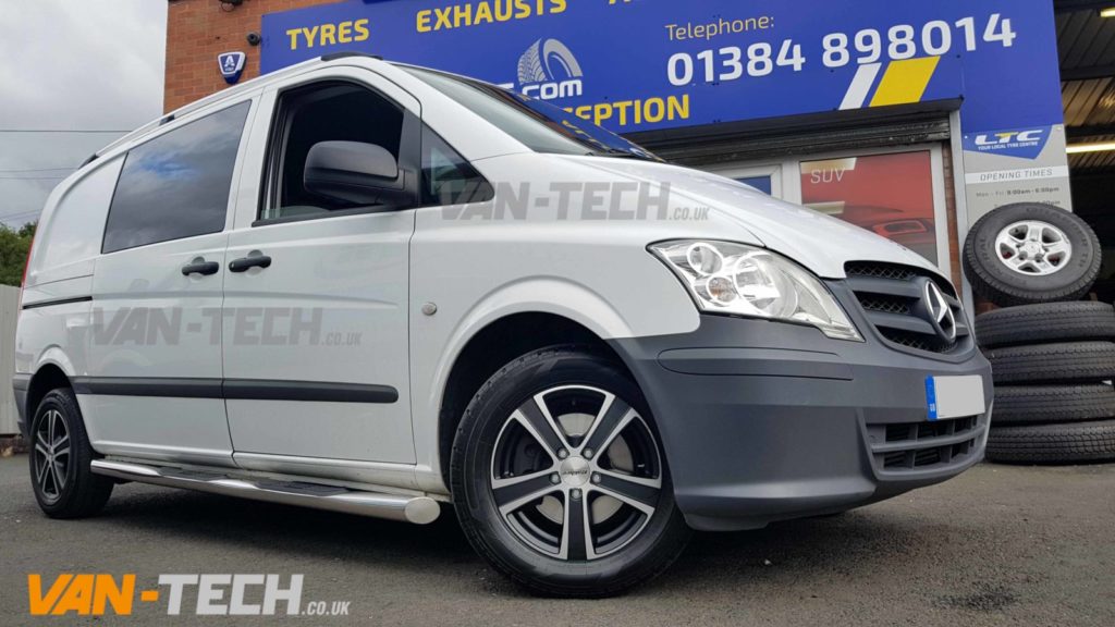 16" Alloy Wheels, Side Bars and Roof Rails for Mercedes Vito
