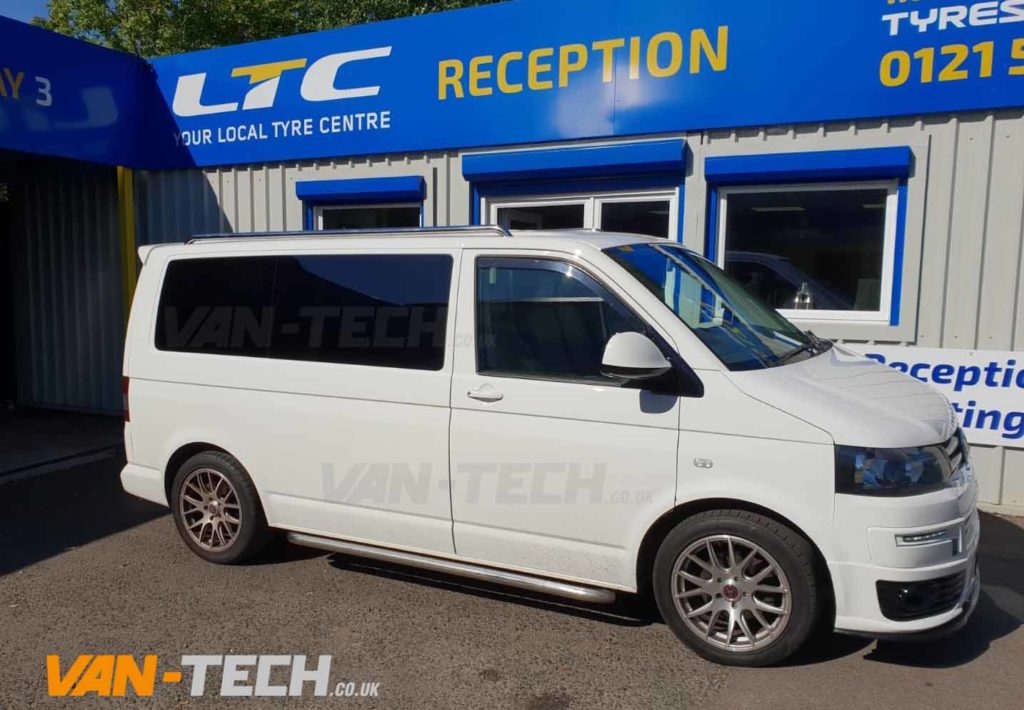 VW T5.1 fitted with Sportline Bumper, Splitter and Side bars
