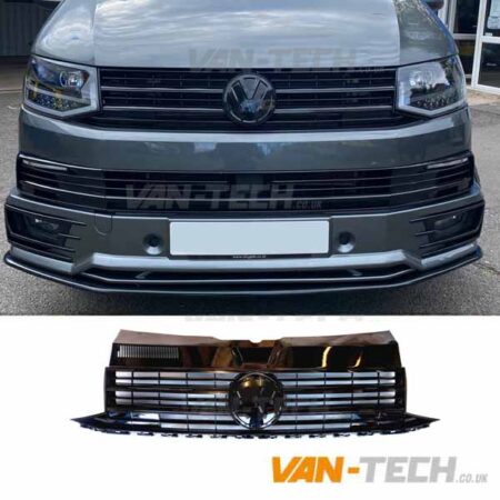 VW T6 Front Styling Inc. Grills, A-Bars, Front Spoilers, etc… | Van-Tech
