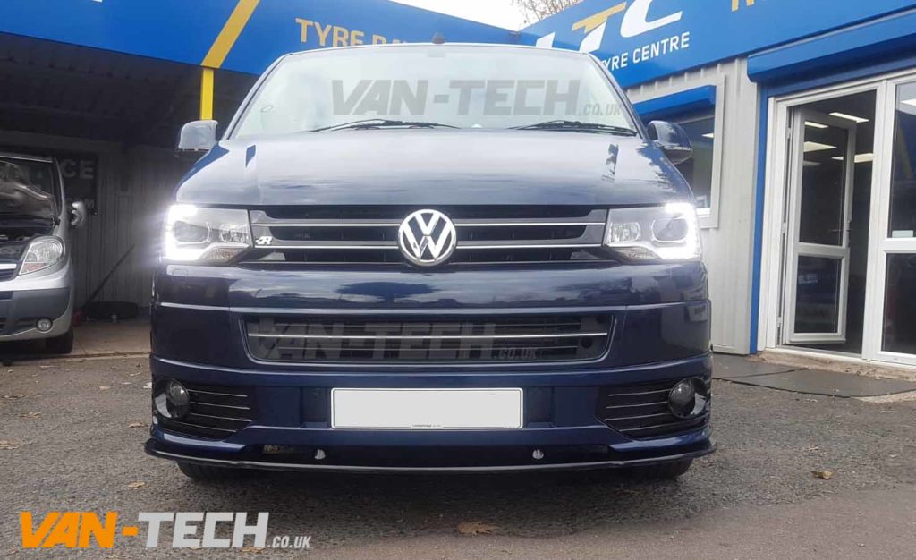 VW T5 fitted with Sportline Bumper Splitter and Side Bars