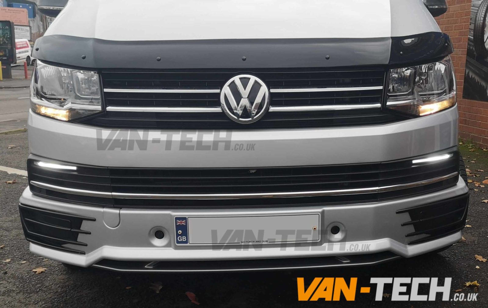 VW T6 Accessories Side Bars, Sportline Bumper and Roof Rails | Van-Tech