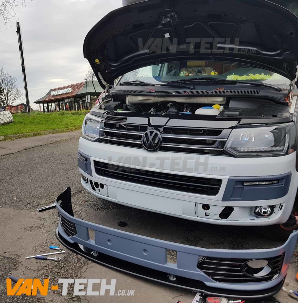 VW Transporter T5 to T5.1 Facelift Front End Conversion