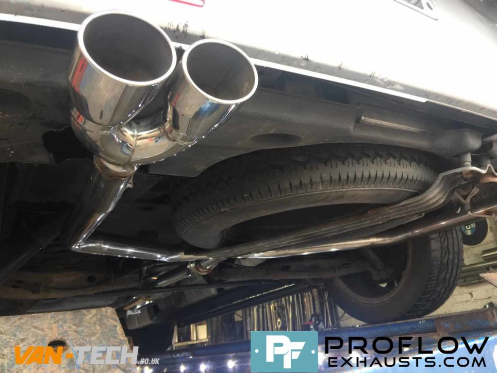 Proflow Custom Stainless Steel Exhaust VW Transporter T5 | Van-Tech