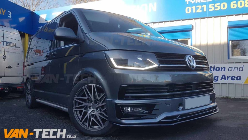 VW T6 Transporter Sportline Bumper and Lower Splitter Combo