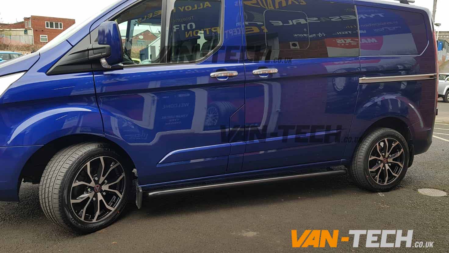 Ford Transit Custom Accessories Side Bars and Alloy Wheels | Van-Tech