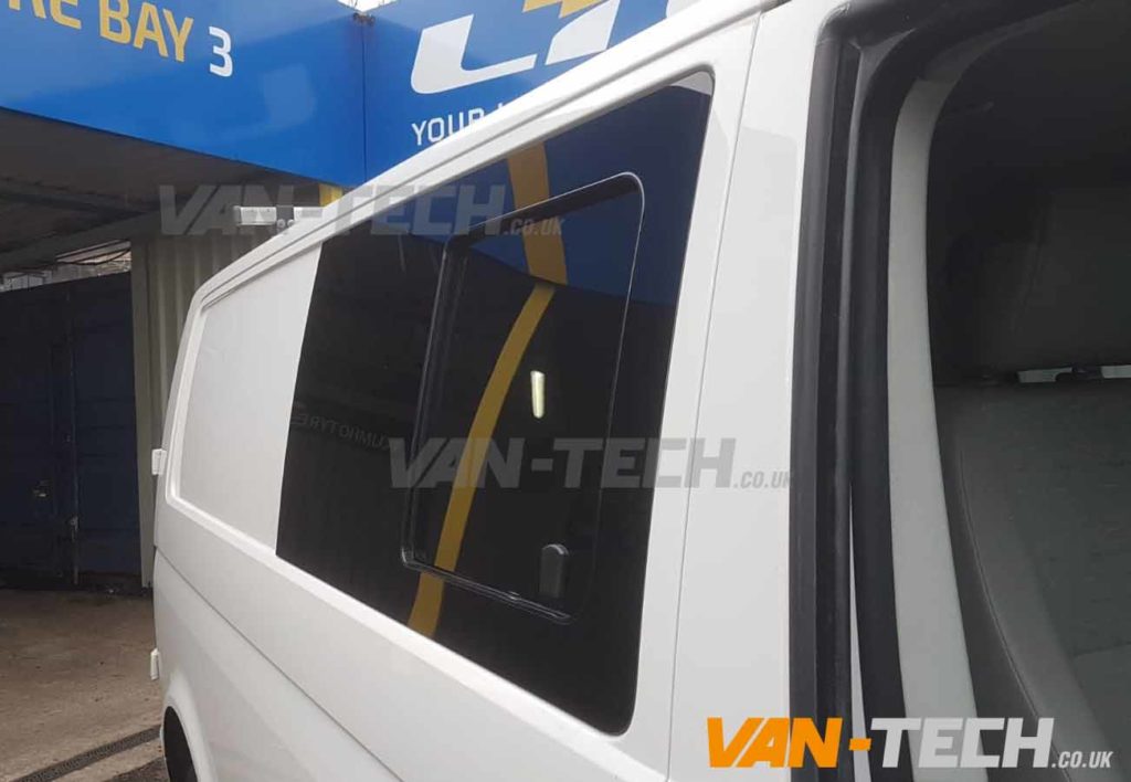VW Transporter T5 T5.1 and T6 Privacy Glass Windows | Van-Tech