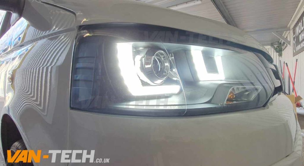 VW Transporter T5.1 Sportline Side Bars and Lightbar Headlights