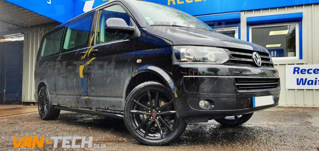 VW T5 T5.1 T6 Wolfrace Assassin 20″ Alloy Wheels Gloss Black