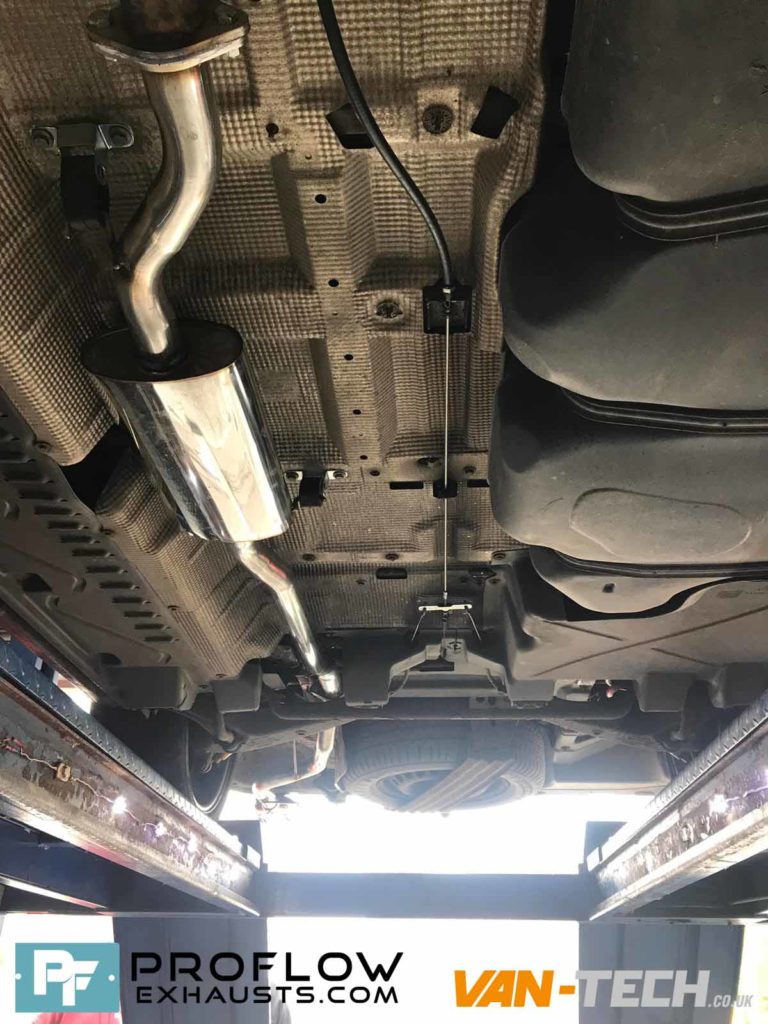 Custom Stainless Steel Exhaust for VW Transporter T5 | Van-Tech