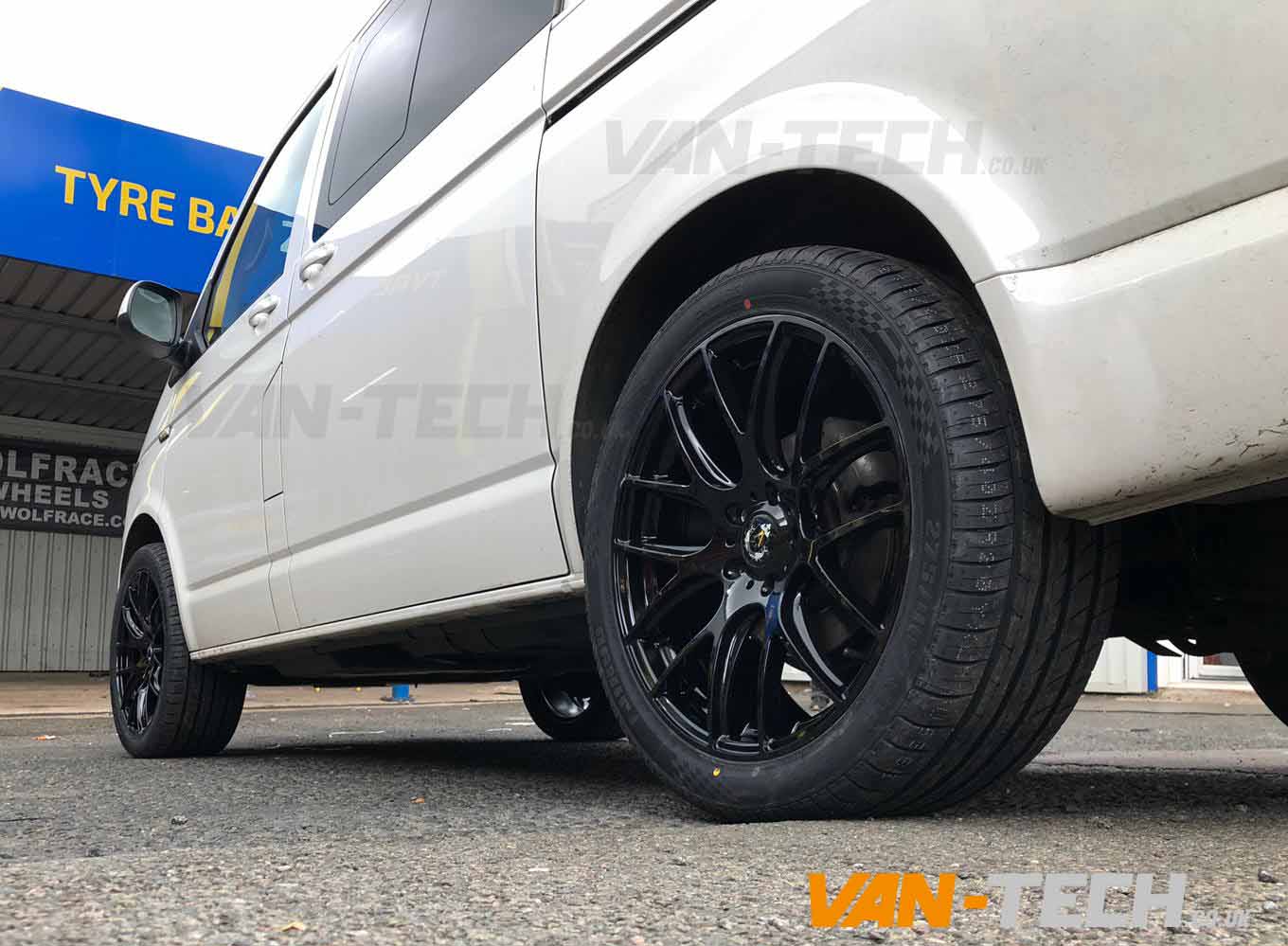 vw t6 transporter 20 inch cs lite alloy wheels grille bumper protector ...