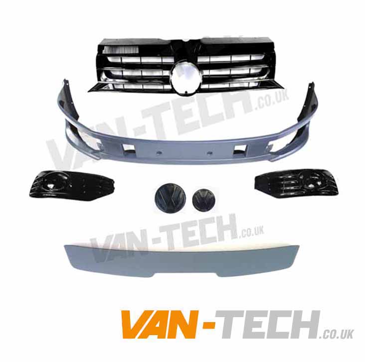 VW T5.1 Sportline Badged Grille and Spoiler Upgrade Kit