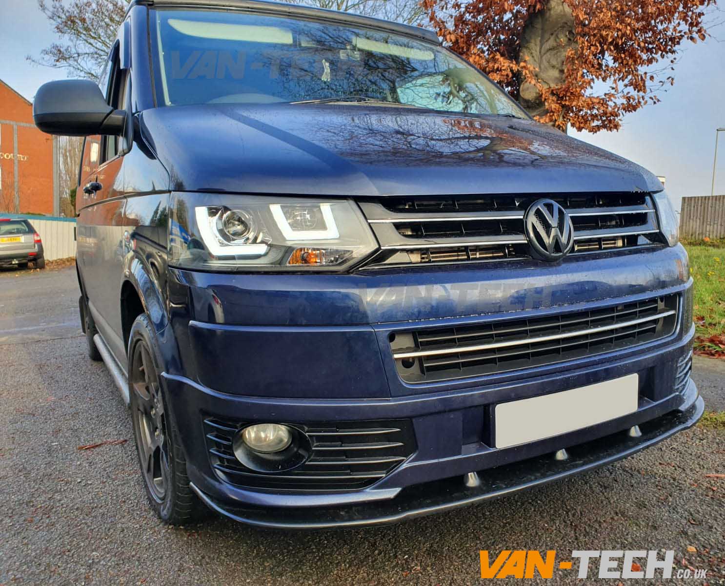 VW Transporter T5.1 fitted with lots of Van-Tech parts and accessories ...