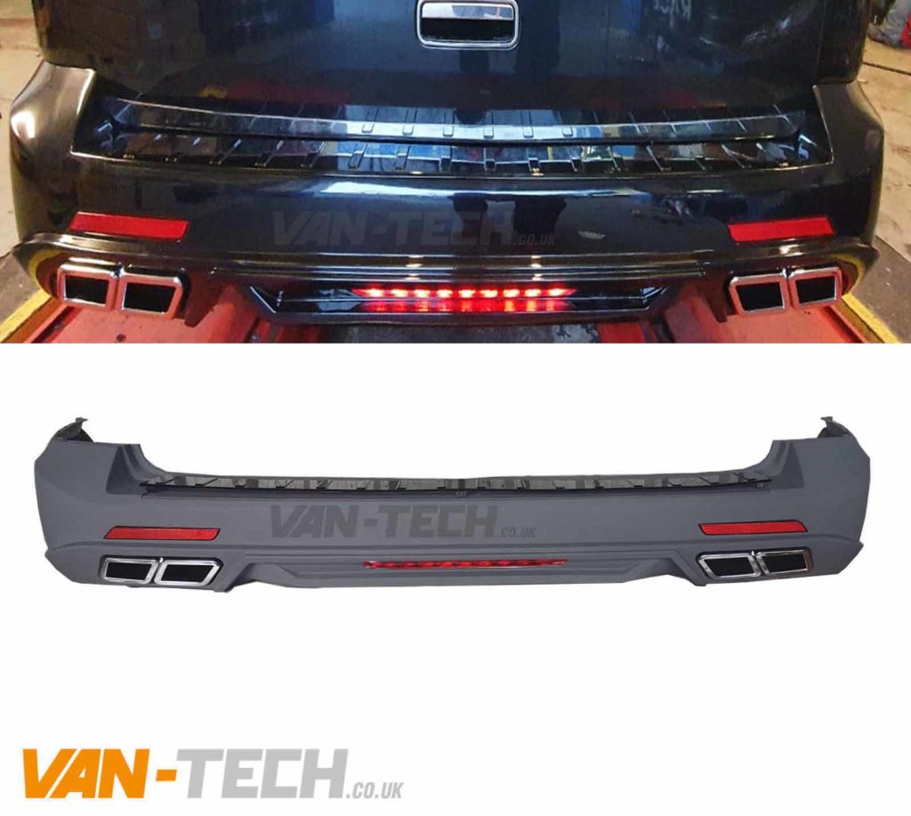 VW Transporter T5.1 Rear Bumper Styling Kit includes Lower Brake Light