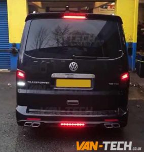 VW Transporter T5.1 Rear Bumper Styling Kit includes Lower Brake Light
