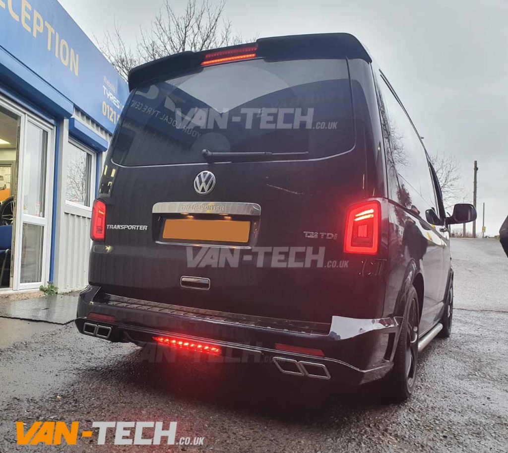 VW Transporter T5.1 fitted with our new Rear Bumper Styling kit