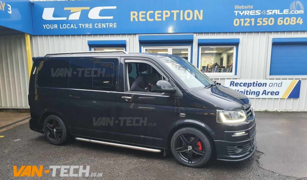 VW Transporter T5.1 fitted with our new Rear Bumper Styling kit