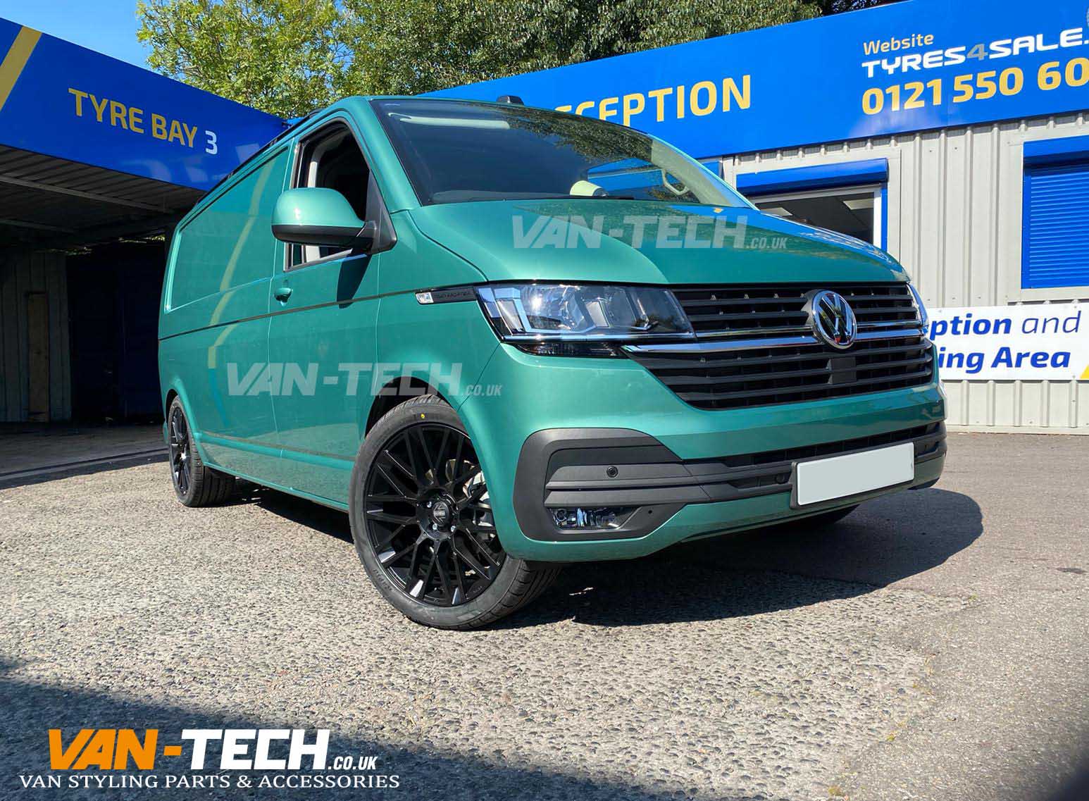 VW T6 T6.1 Momo Revenge Matte Black Alloy Wheels