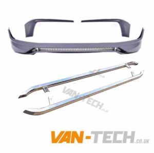 VW Transporter T6 Body Styling Kit Front Bumper Spoiler and Side Skirts