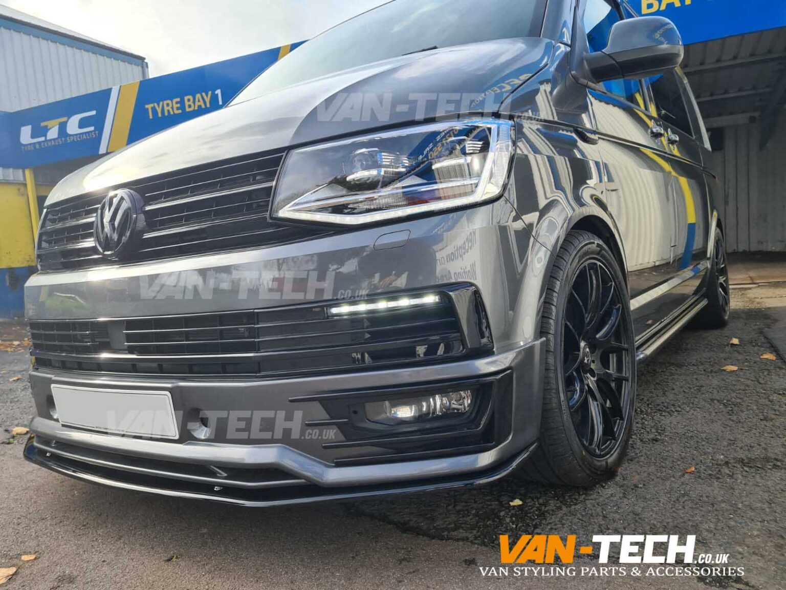 VW Transporter T6 Grille, Drl's, Sportline Bumper and Front Splitter
