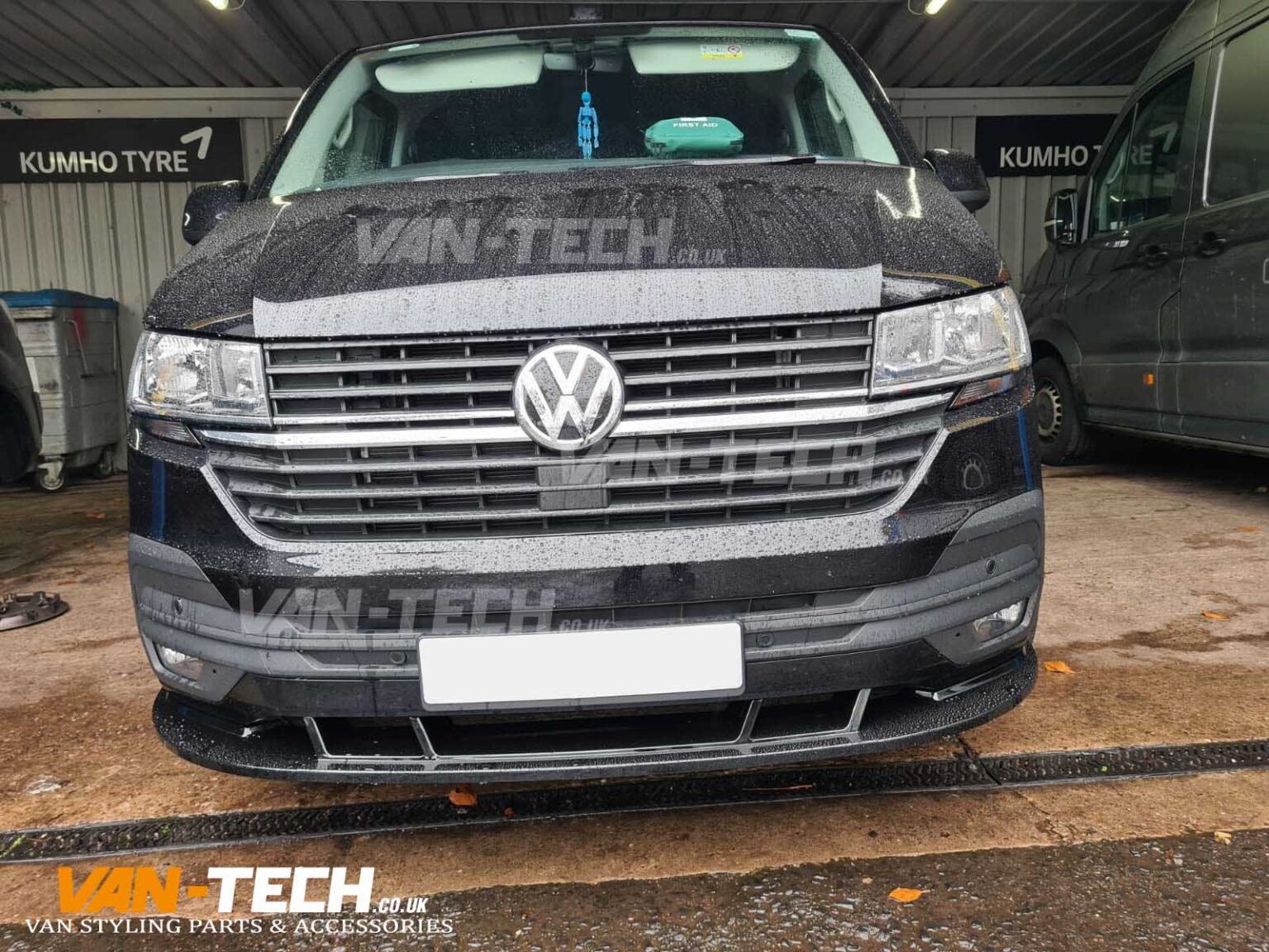 VW Transporter T6.1 Front Lower Splitter Fits Models with Standard
